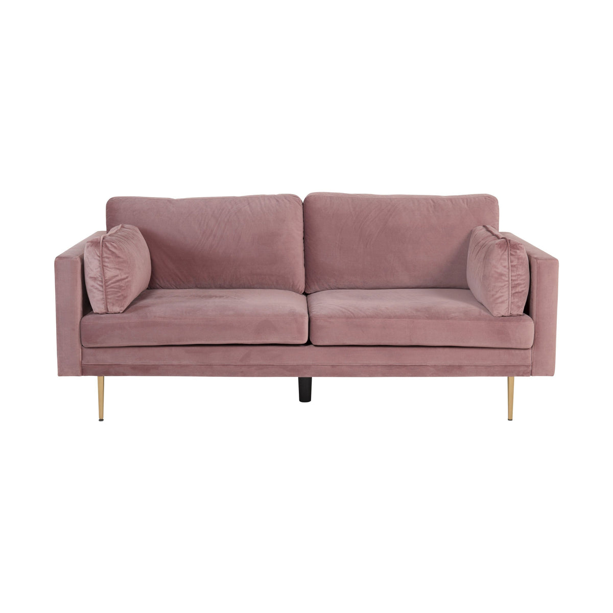 Boom 3-Seater Sofa Velvet - Dusty Pink | ZEN ZONE Furniture
