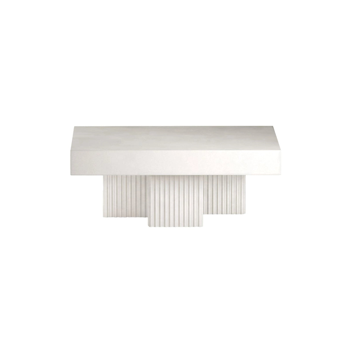 Gear coffee table made of concrete, square, 100×100×39 cm | ZEN ZONE ...