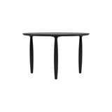 Oku dining table made of oak veneer and solid oak, round, 120×120×74 cm ...